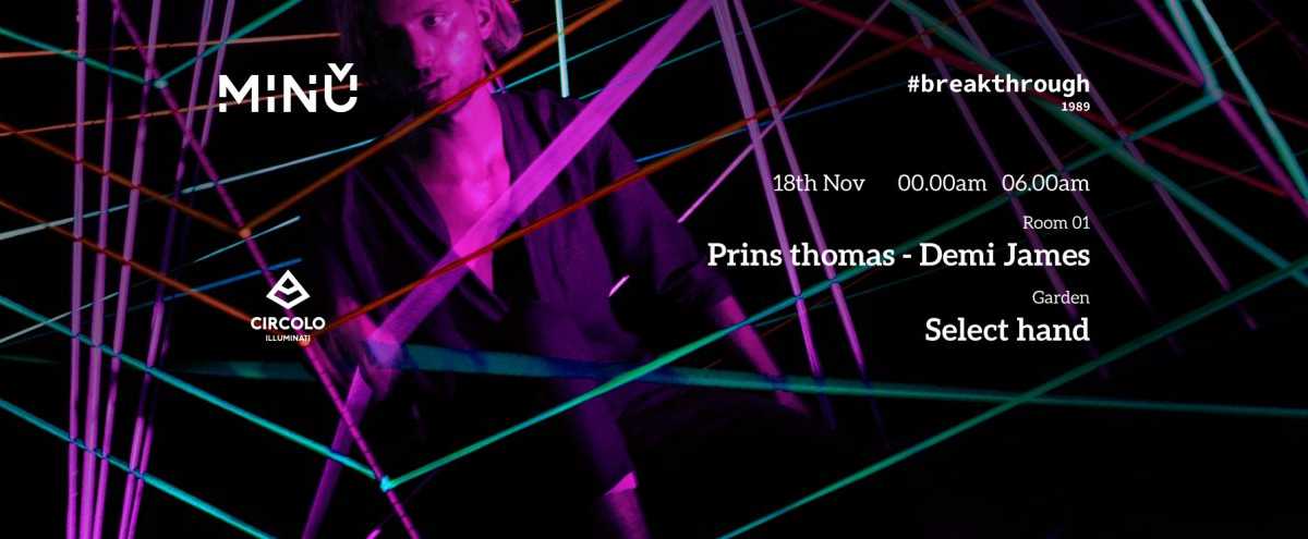 Minù with Prins Thomas at Circolo degli Illuminati, Rome