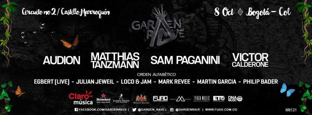 Garden Rave; Segundo Circuito 2016 en Carpa Castillo Marroquin, Bogotá