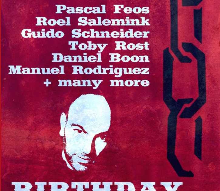 Pascal Feos Birthday with Roel Salemink, Guido Schneider, Toby Rost, Daniel Boon bei AVA Club ...