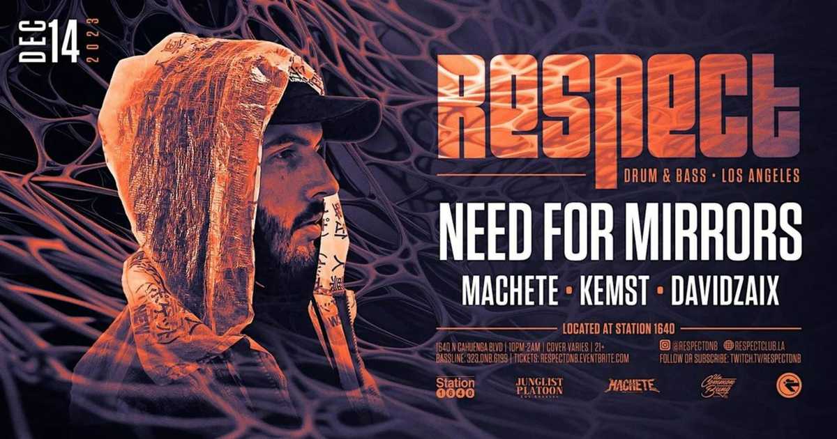 Respect DnB presents: Need For Mirrors at Station1640, Los Angeles
