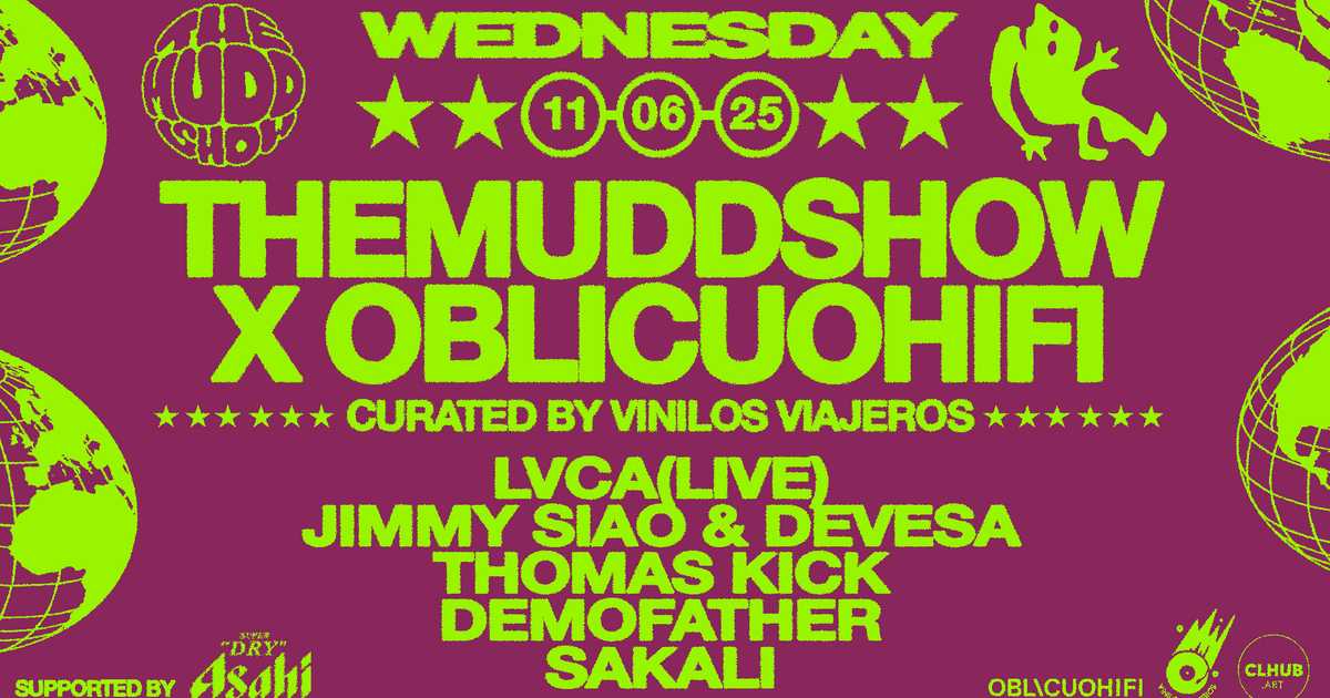 The Mudd Show x OblicuoHiFi - curated by Vinilos Viajeros bei Oblicuo ...