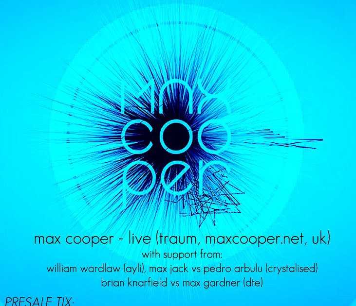 Max Cooper (Live) San Francisco Debut at Monarch, San Francisco/Oakland
