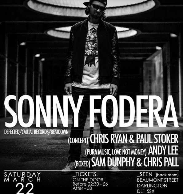 Concept presents Sonny Fodera Plus Chris Ryan, Paul Stoker, Andy Lee ...