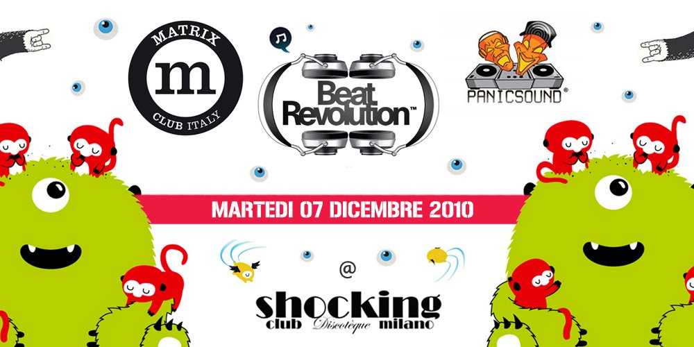 Beat Revolution C/o Shocking! Matrix Panic Sound! Voice Dave em Shocking Luxury, Milão