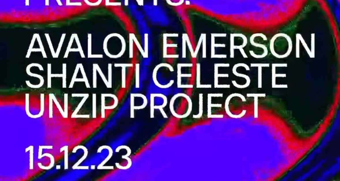 Robot & Link pres. Avalon Emerson + Shanti Celeste at Link, Bologna