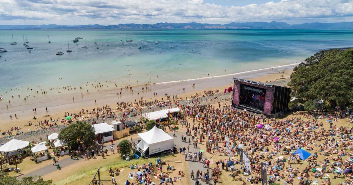 Splore Festival 2024 at Tapapakanga Regional Park, North Island