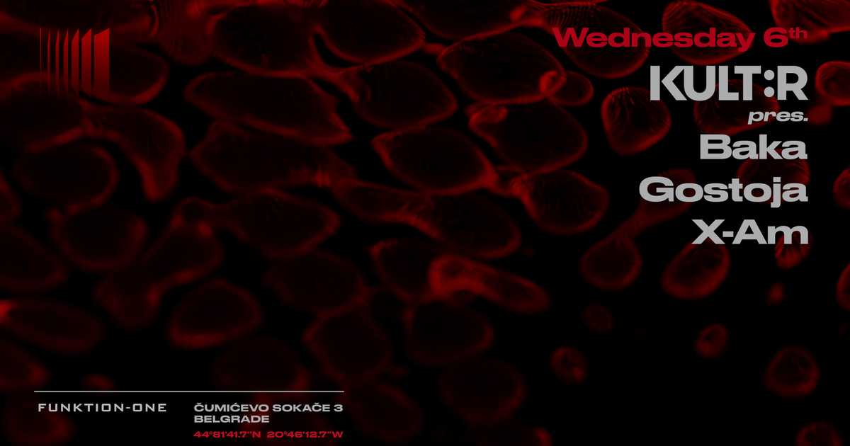 KULT:R pres. Baka, Gostoja, X-Am at club KULT 06.12 at Kult, Belgrade