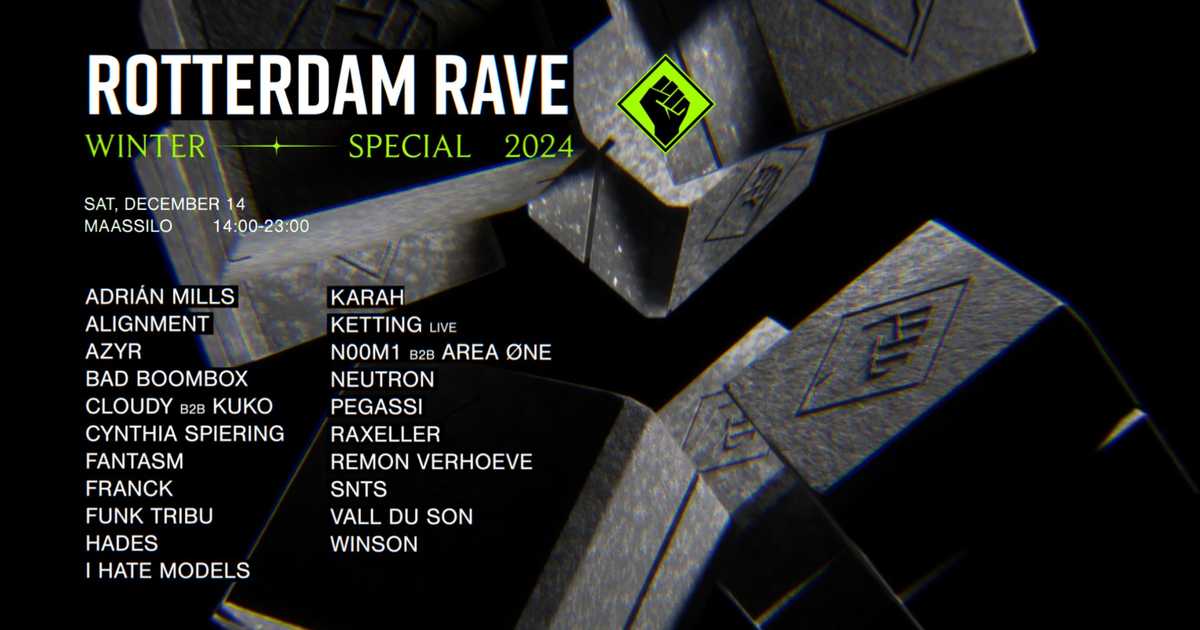 Rotterdam Rave 'Winter Special' 2024 - Saturday at Maassilo, Rotterdam