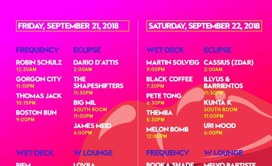 Wake Up Call - A W Hotels Music Festival en W Barcelona, Barcelona