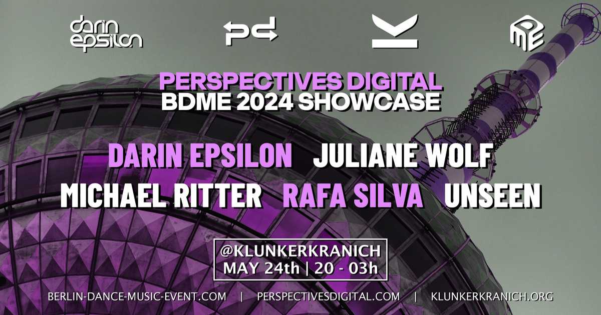 Darin Epsilon presents Perspectives Digital BDME 2024 Showcase at Klunkerkranich, Berlin
