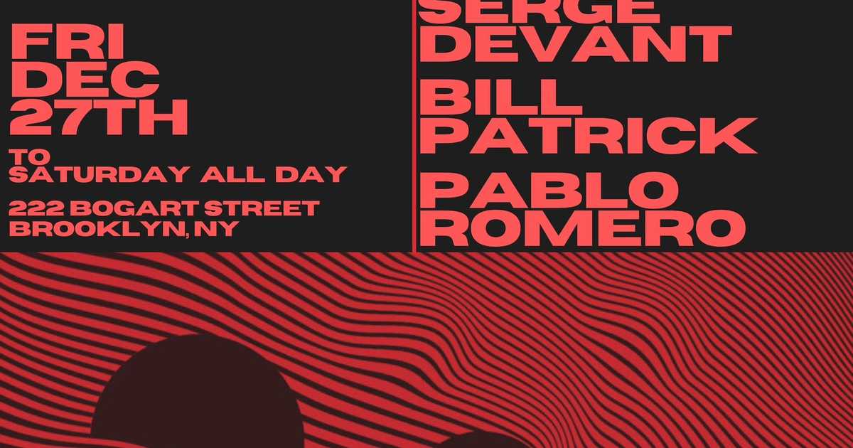 New Years WKND at 222 Bogart at 222 Bogart, New York City