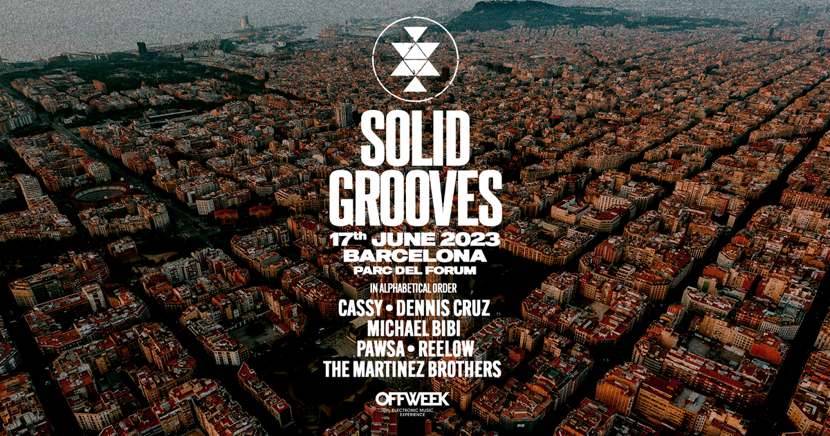 Solid Grooves - OFFWEEK FESTIVAL 2023 at Parc del Fòrum, Barcelona