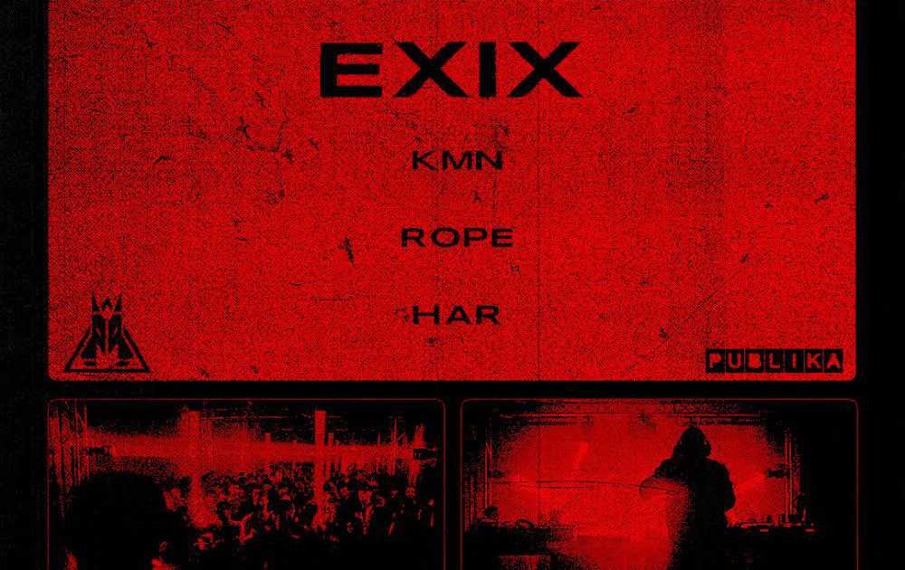 Dynasty II with Exix(3h), Kmn, Rope, Har at Publika Bar Klub, Ljubljana