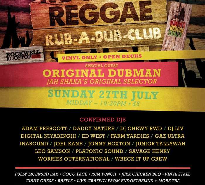 Rompa's Reggae Shack & Rockwell House Rooftop present The Rooftop ...