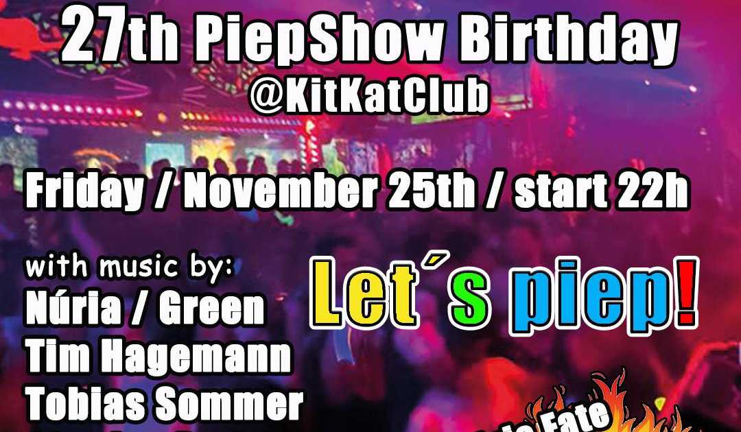 PiepShow - BirthdayPiep with Núria, Tim Hagemann, CHAOS, Tobias Sommer, Ida Scheppert & Green at ...