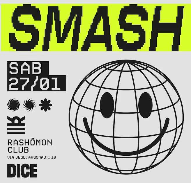 SMASH at Rashõmon Club, Rome
