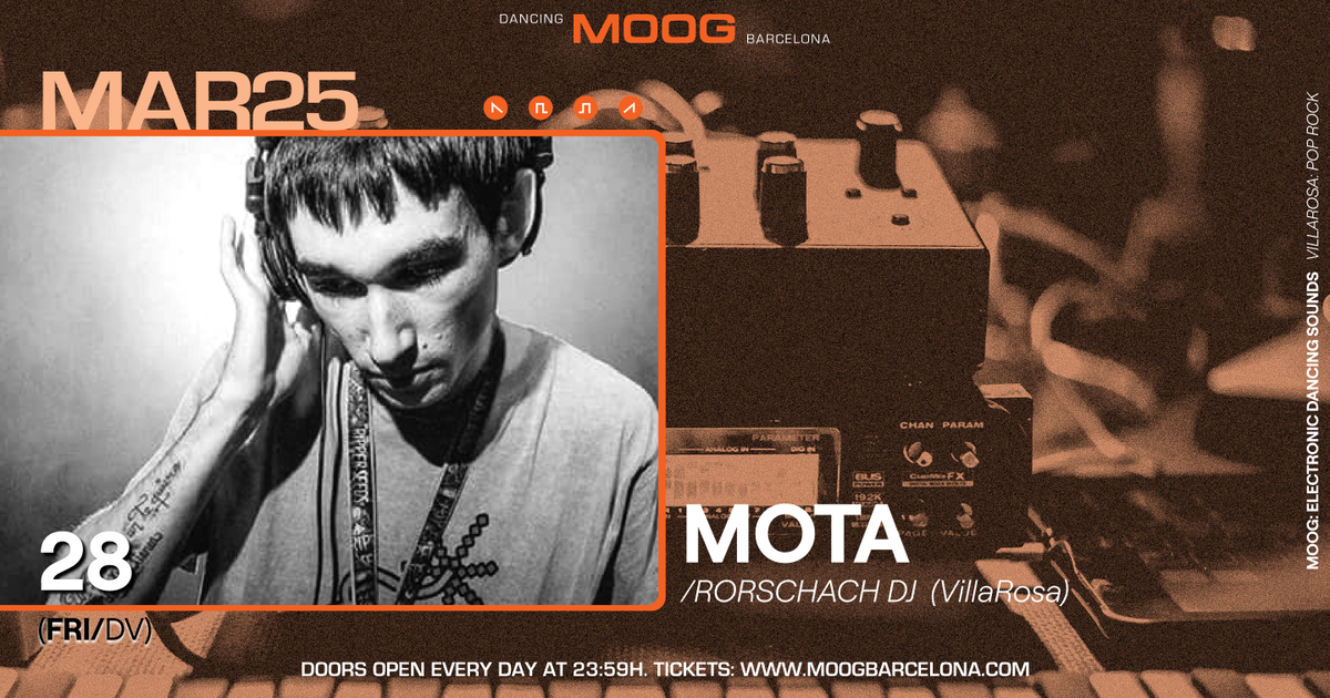 MOTA at Moog Club, Barcelona