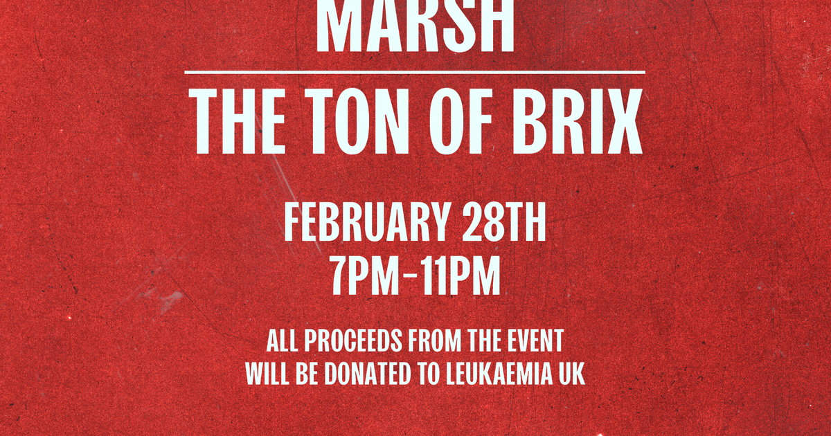 Marsh DJ Set + Meet & Greet at The Ton of Brix, London