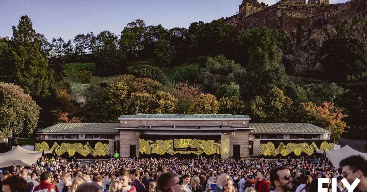 FLY Open Air Festival at Ross Band Stand, Princes Street Gardens, Edinburgh