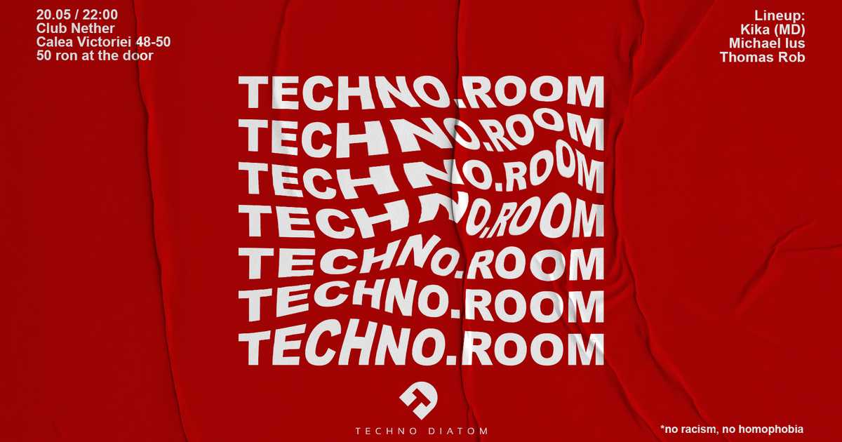 Techno Diatom presents Techno Room at Nether Club, Bucharest