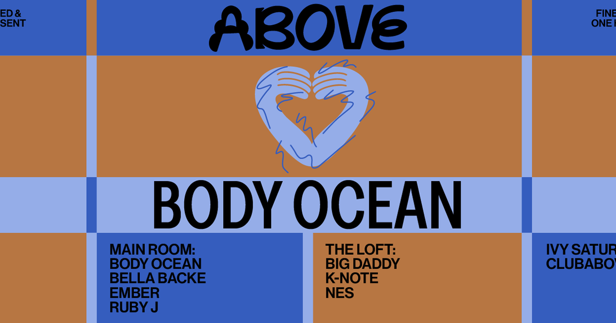 Above — July 13 feat. Body Ocean at The Ivy, Sydney