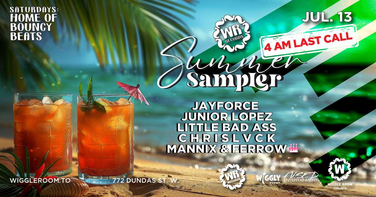WR Records Summer Sampler Release Party | 4AM LAST CALL at Wiggle Room ...