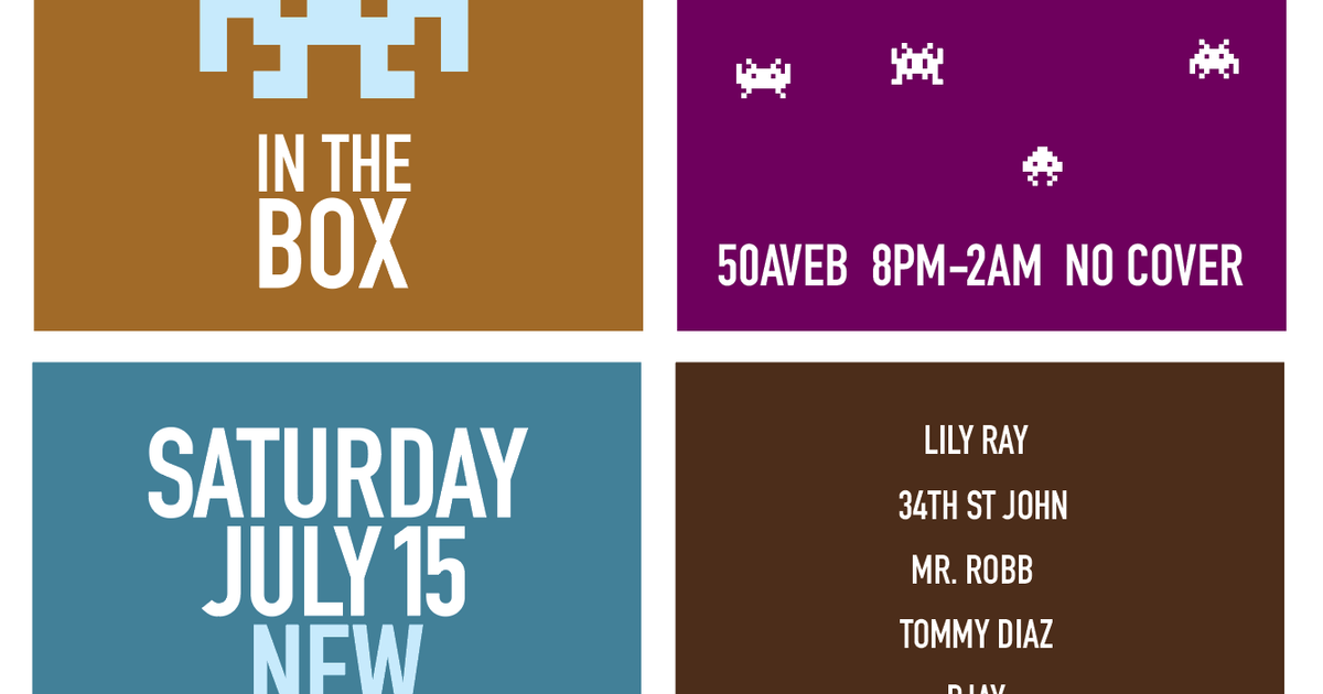 JACK! in the BOX at TBA - new venue preview, 50 ave B basement , New ...