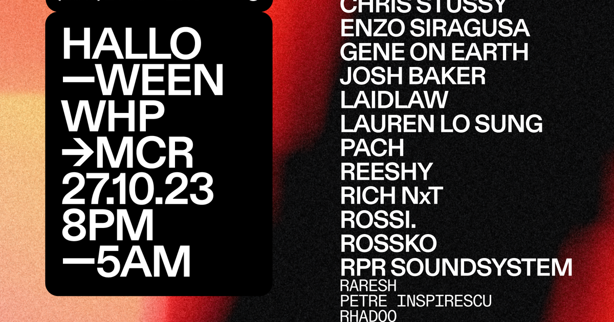 FUSE x WHP: Halloween at The Warehouse Project, Manchester
