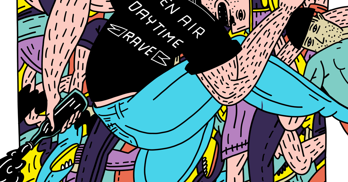 Komiks DAYTIME RAVE with David Vunk, HRTL Live at Mystic Skatepark, Prague