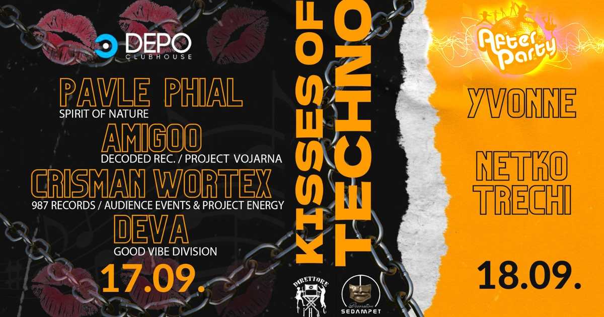 Kisses Of Techno at Depo Klub, Zagreb