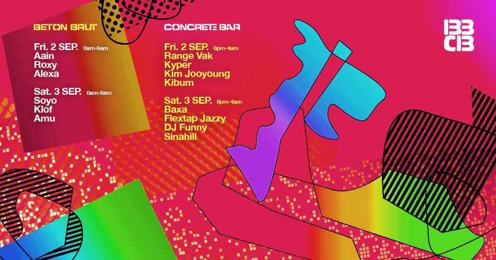 BBCB: Sat 3rd Sep at BBCB: Beton Brut+Concrete Bar, Seoul