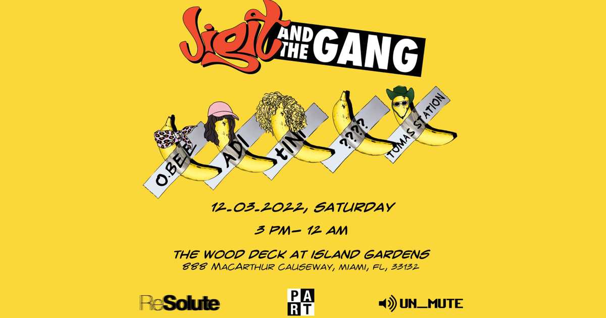 Jigit & The Gang PART 1 at The Deck Lounge At Island Gardens, Miami