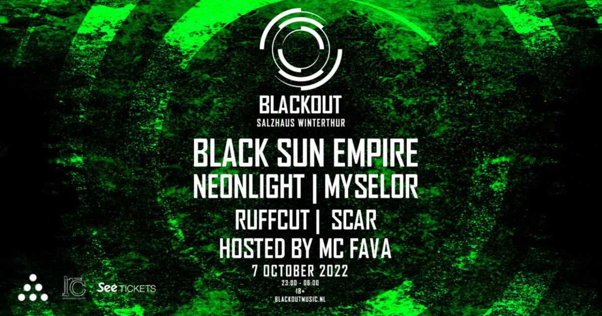 Blackout: Black Sun Empire, Neonlight & Myselor, 15th edition at ...