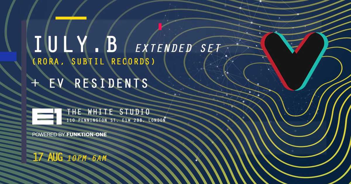 Eagervision at the White Studio with IULY.B em E1, London