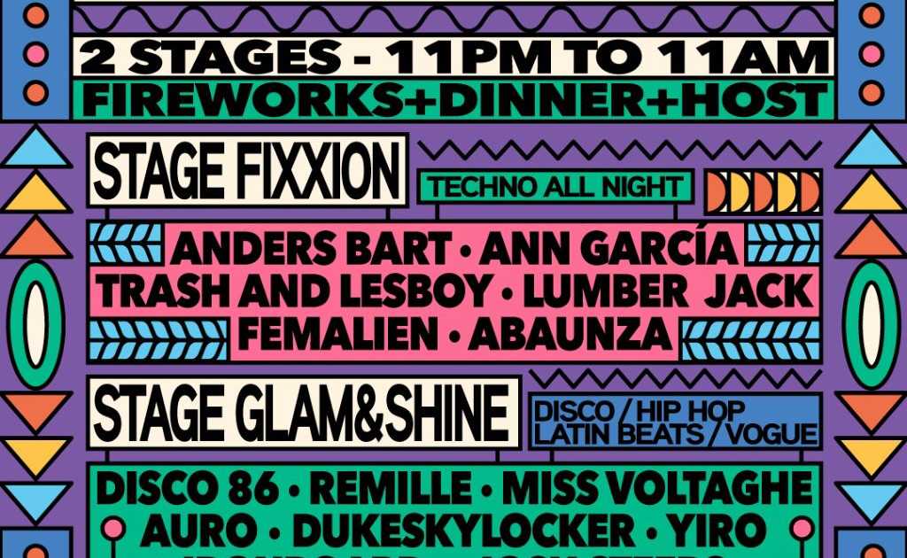 NYE 2023 Ex Fábrica / Fixxion / Cannah at Sevilla 30, Mexico City