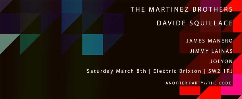 Another Party and The Code presents The Martinez Brothers & Davide ...
