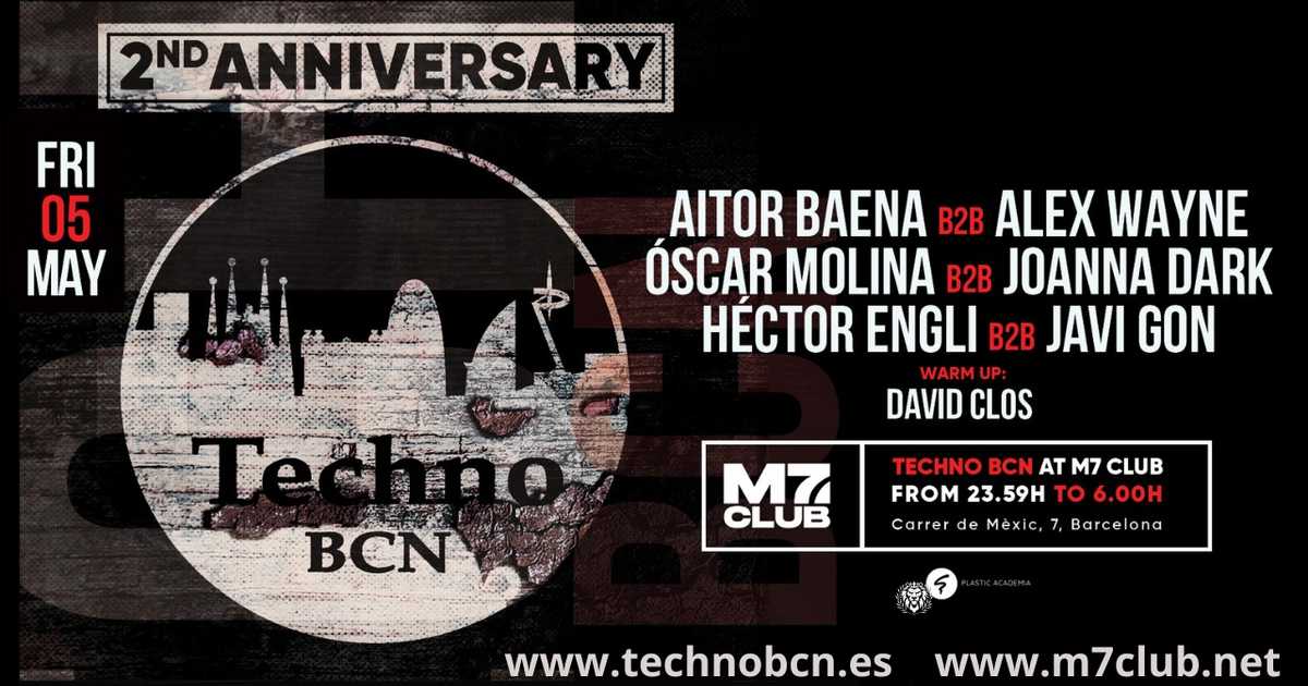 TECHNO BCN: Aitor Baena&Alex Wayne, Oscar Molina&Joanna Dark, Hector ...