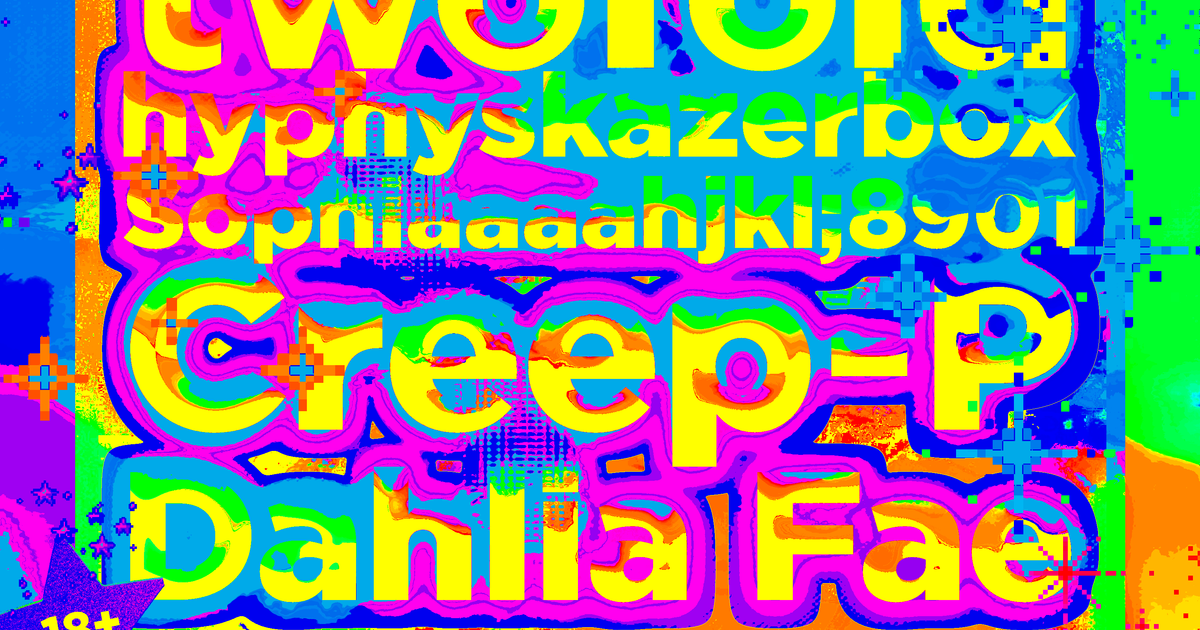 Creep-P, Sophiaaaahjkl;8901, and friends live at The Paramount, Los Angeles