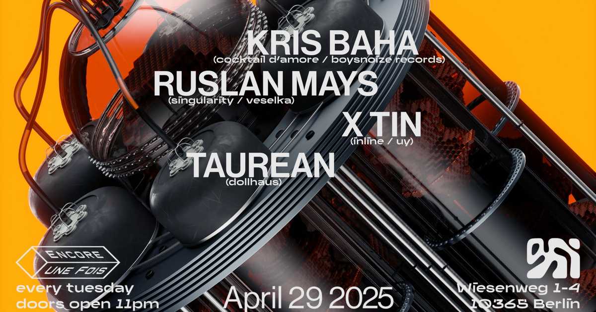 encore.une.fois / TUESDAY TECHNO RAVE at OXI, Berlin