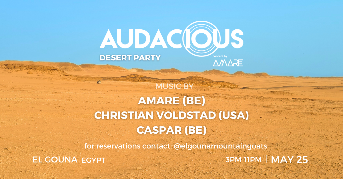 Audacious Sunset Desert Party at TBA, エジプト