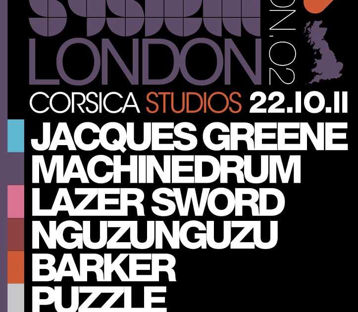 Leisure System feat Jacques Greene, Machinedrum, Lazer Sword at Corsica Studios, London