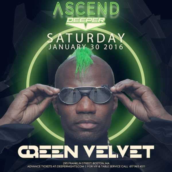 Green Velvet at Ascend, Boston