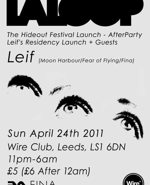 Laloop presents Leif - Residency Launch at Wire Club, Leeds