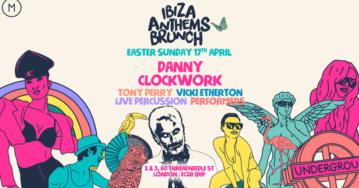 Ibiza Anthems Brunch at M Threadneedle, London