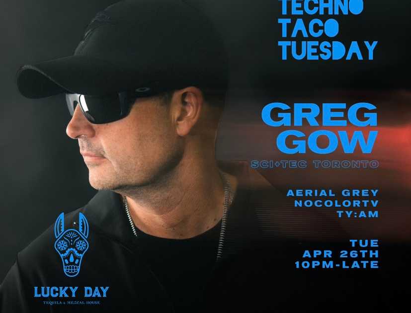 Techno Taco Tuesday with Greg Gow at Lucky Day, Las Vegas