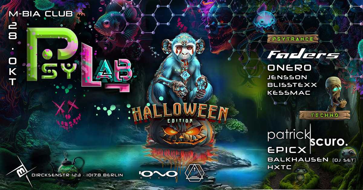 PsyLab HALLOWEEN Edition em M-BIA, Berlin