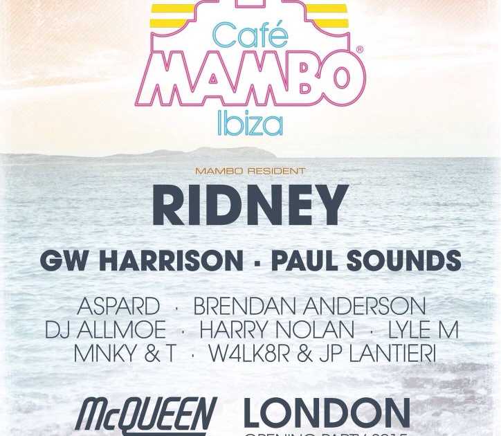 Cafe Mambo Ibiza Opening Party London em McQueen, London