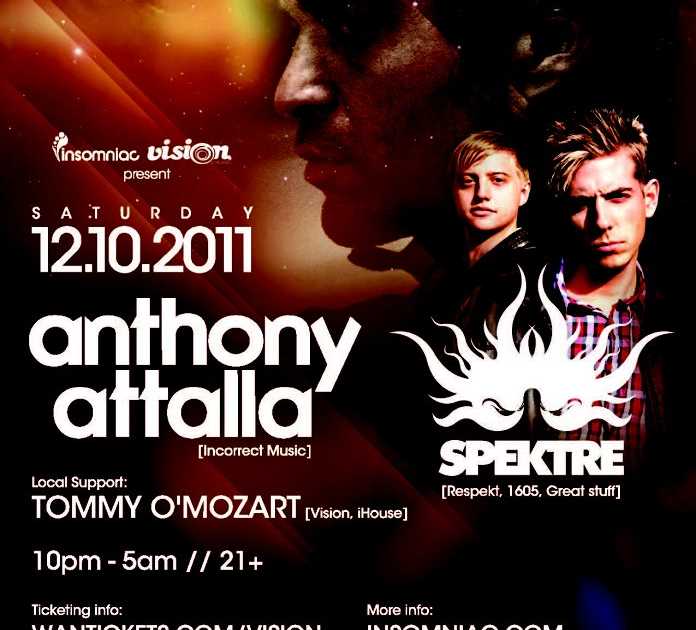 Vision & Insomniac present: Incorrect Music with Anthony Attalla ...