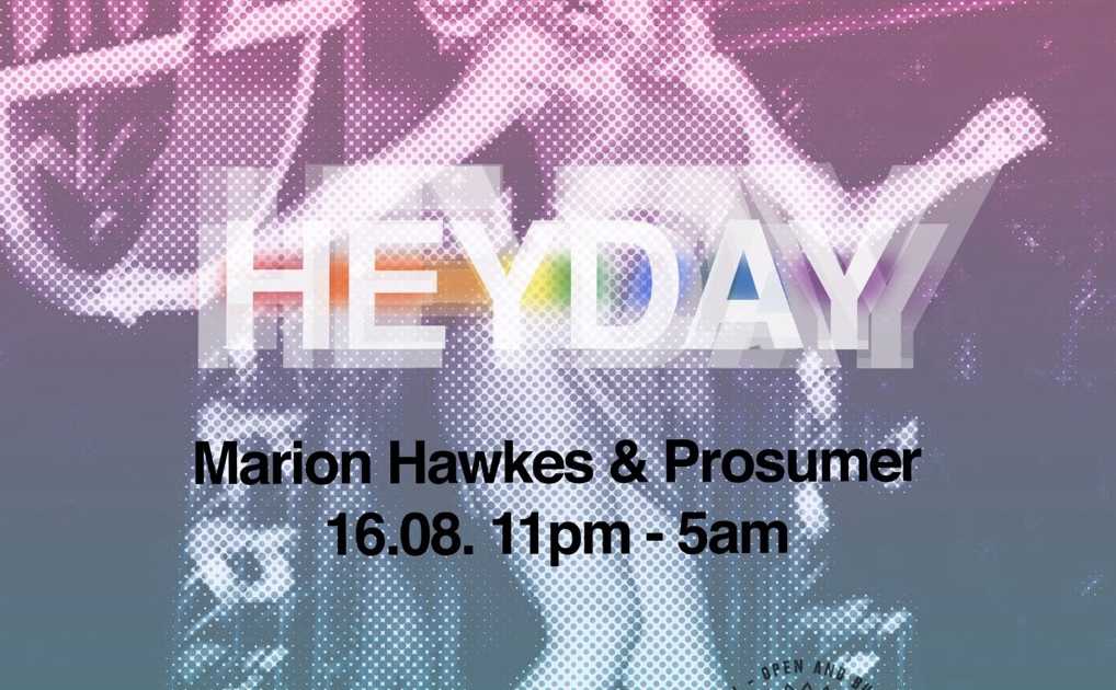 Heyday: Marion Hawkes & Prosumer at Sneaky Pete's, Edinburgh · Tickets
