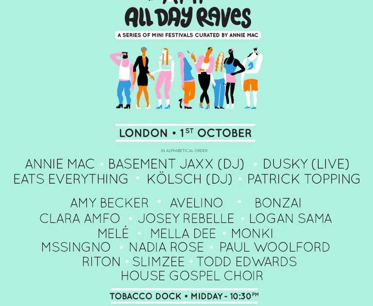 The AMP All Day Raves: London en Tobacco Dock, London